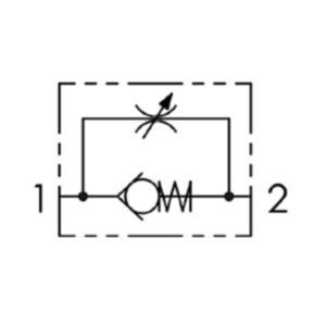Barrel Flow Control Valve with Reverse Flow Check | Jonlin Hydraulics ...
