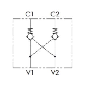 Dual Line-Mount Pilot Check Valve | Jonlin Hydraulics & Engineering